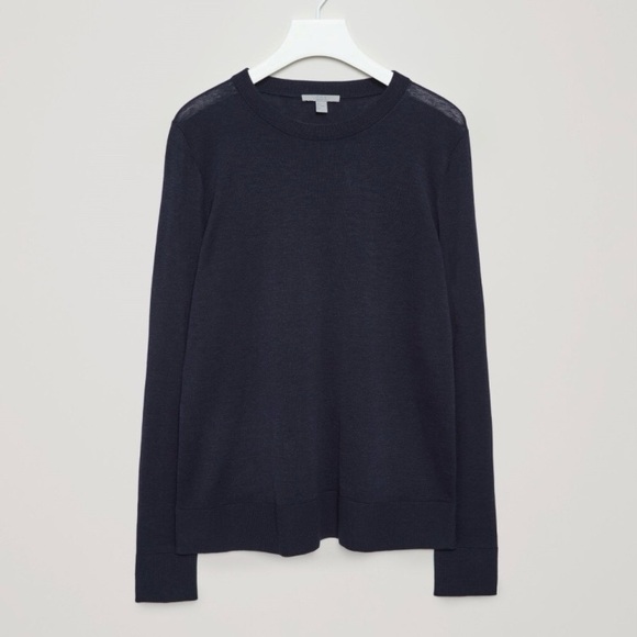 COS | Sweaters | Cos Navy Blue Jumper | Poshmark